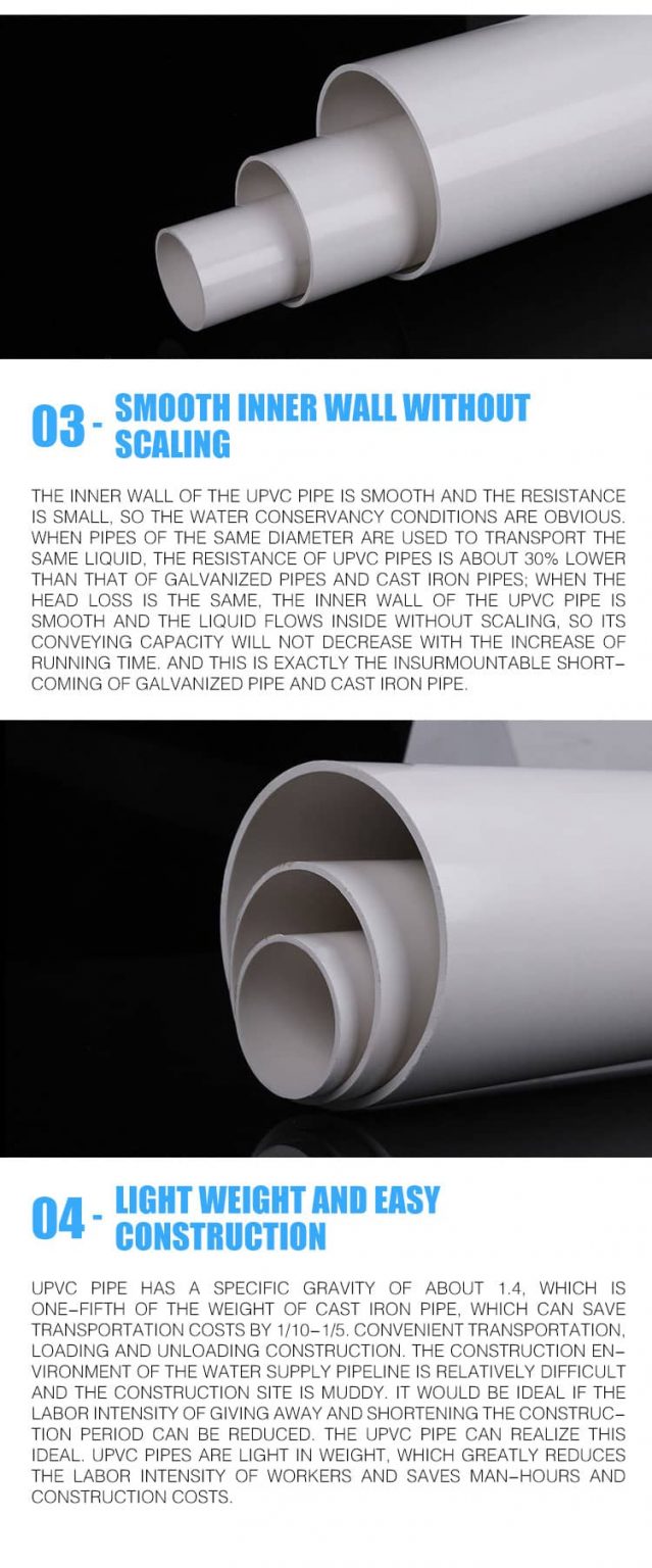 PVC Water Supply Pipe