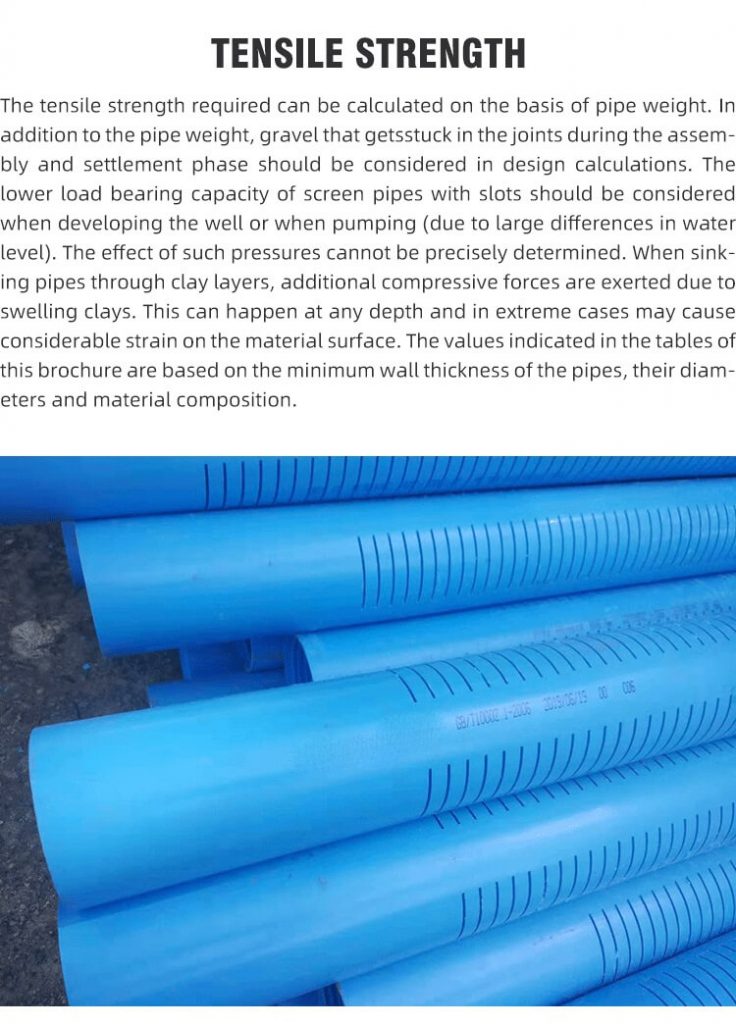PVC WELL CASING PIPE For Sale